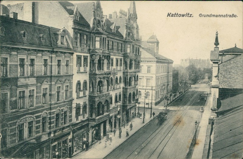 Alte Ansichtskarte aus Kattowitz / Katowice